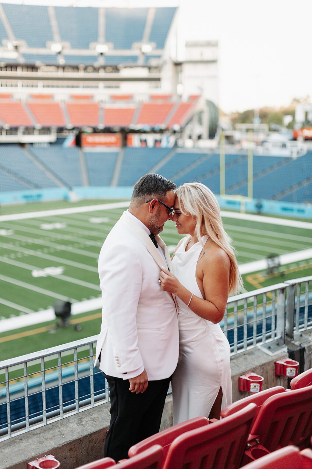 Chic Nissan Stadium Wedding Reception - Nashville Photographer