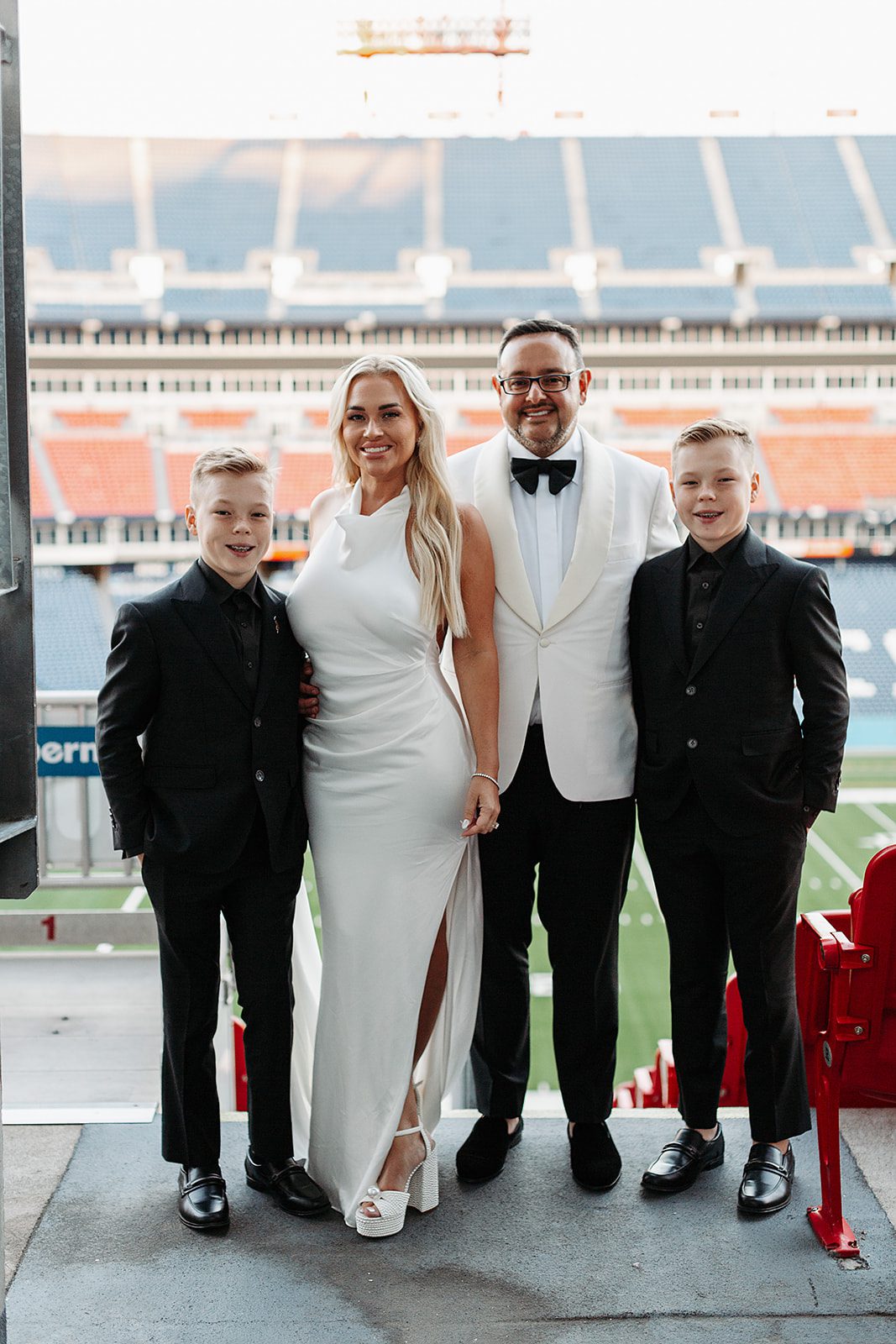 Chic Nissan Stadium Wedding Reception - Nashville Photographer